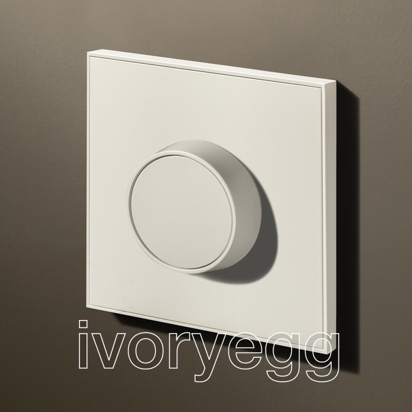 Circum Dimmer 1D Casambi RGB - Matt white RAL9010 by LITHOSS - Ivory Egg